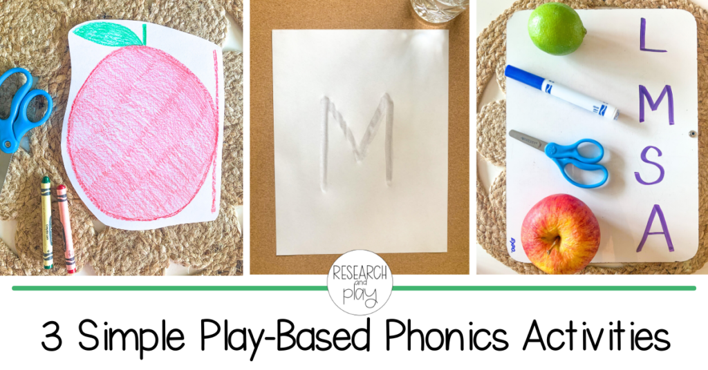 3 Simple Play-Based Phonics Activities - Research and Play