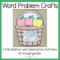 Word Problems with Monthly Crafts - Research and Play