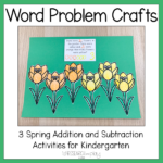 Word Problems with Monthly Crafts - Research and Play