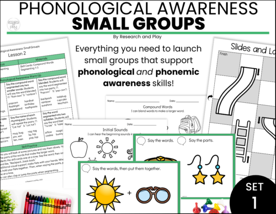 The Power of Phonological Awareness in Kindergarten - Research and Play