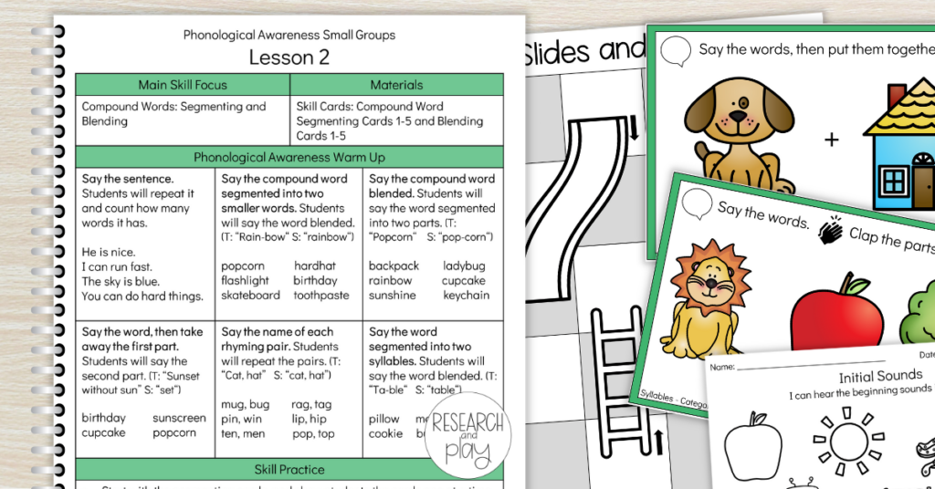 The Power of Phonological Awareness in Kindergarten - Research and Play