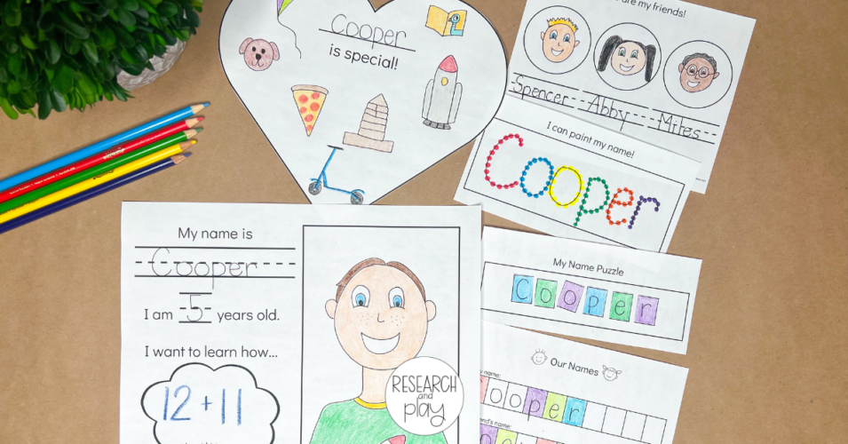 All About Me: An Identity Study in Kindergarten and TK - Research and Play