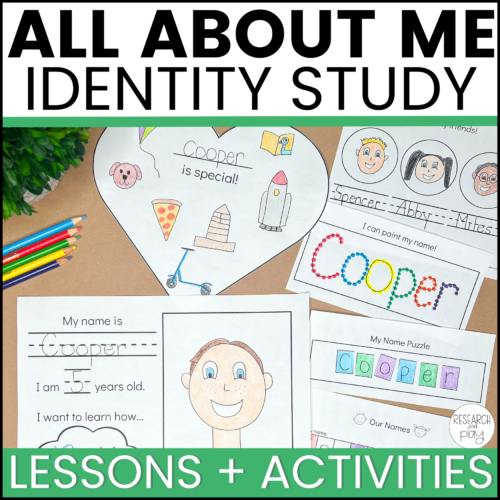 All About Me: An Identity Study in Kindergarten and TK - Research and Play