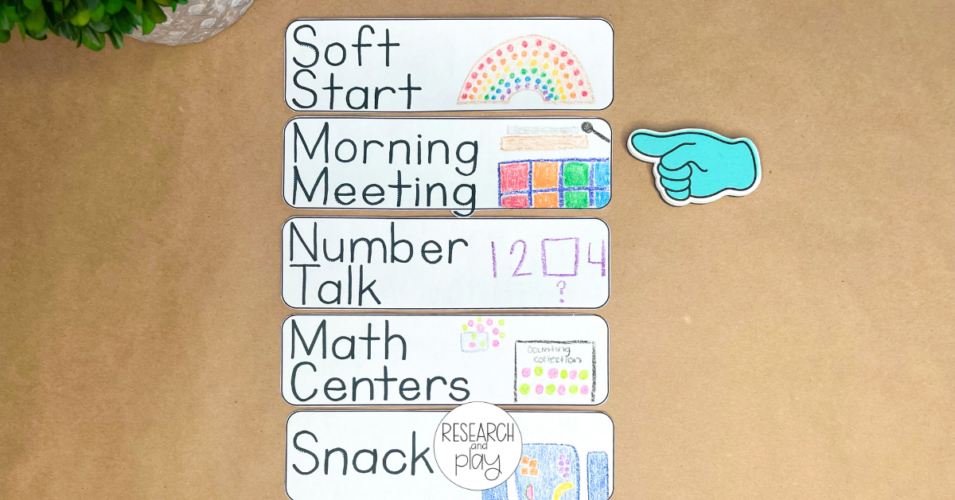 A TK Daily Schedule for Full and Half Day Programs - Research and Play